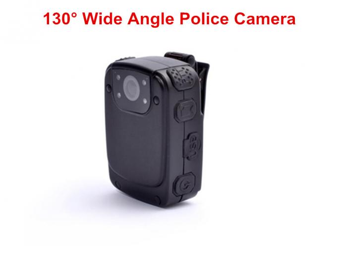 High Resolution Police Video Camera , Black Law Enforcement Body Camera