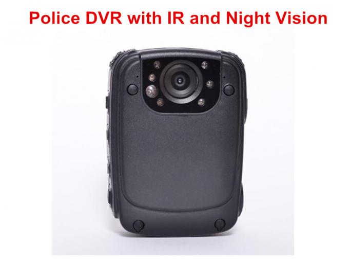 High Resolution Police Video Camera , Black Law Enforcement Body Camera