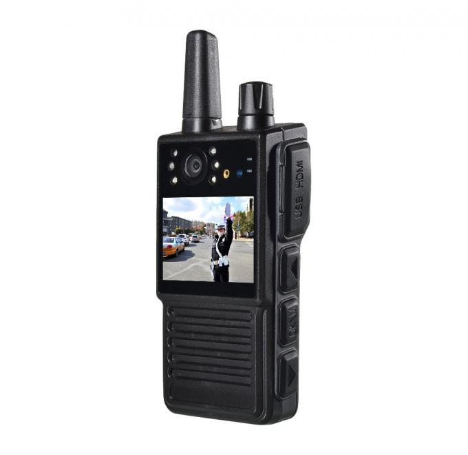 4G Police Body Video Camera DMR Intercom Police Wearable Walkie Talkie