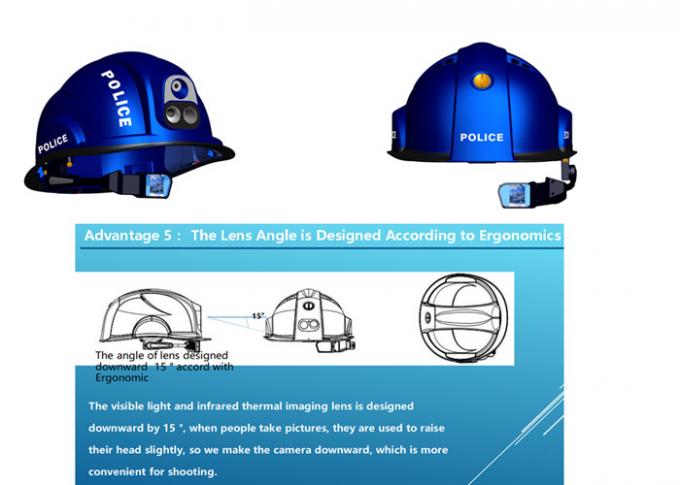 Thermal Imagery Ai Smart Helmet With Infrared Thermometer To Detect ...