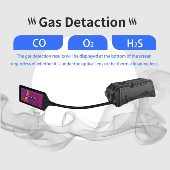 Helmet Mounted Thermal Imaging Camera 4G Live Streaming With CO H2S O2 ...