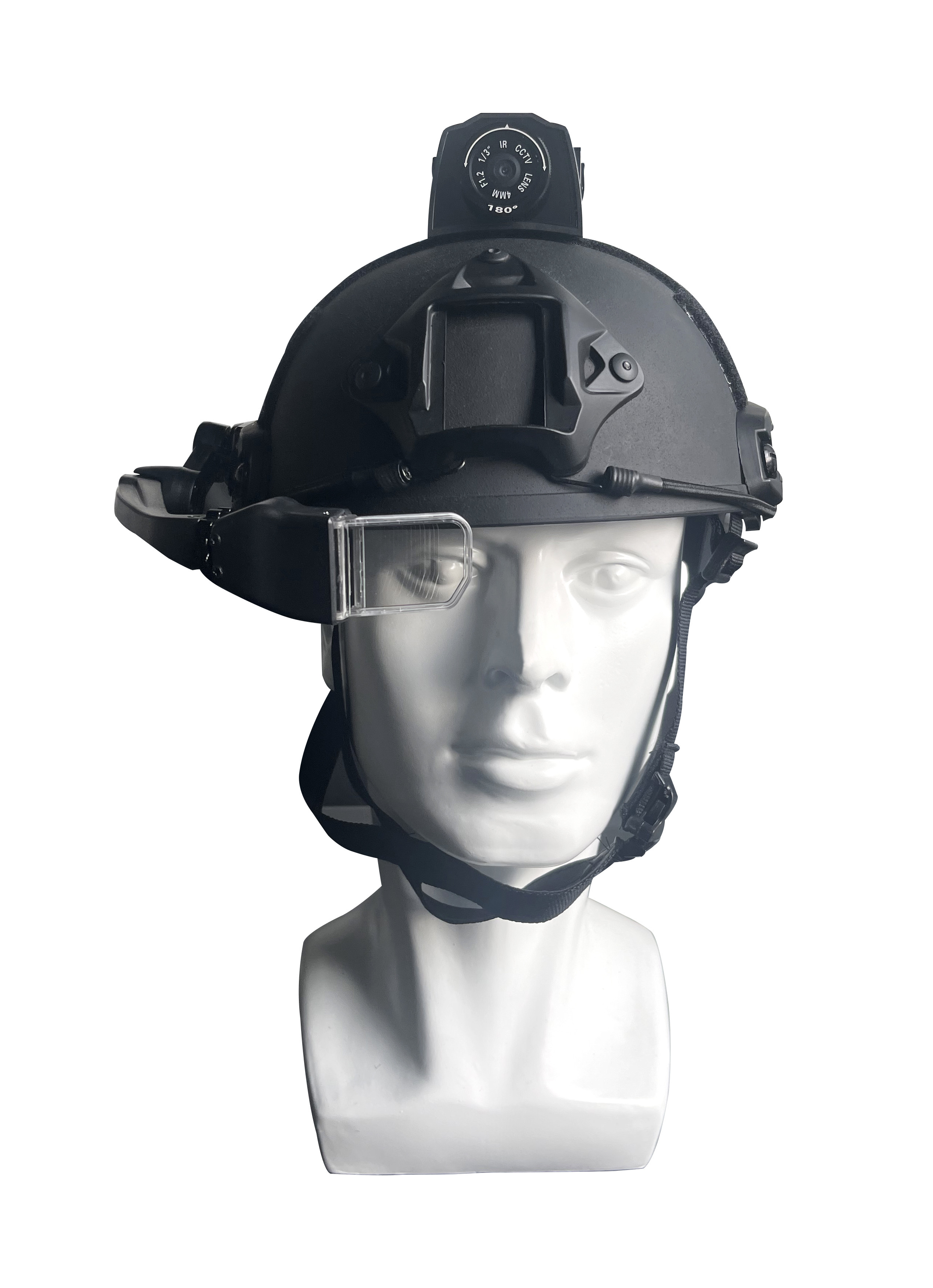 4G Security Military Tactical Helmet Dual Lens Camera 1080P Real Live ...