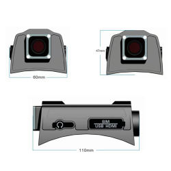 4g Video H264 Safety Helmet Camera Support Real Time Network Wireless ...