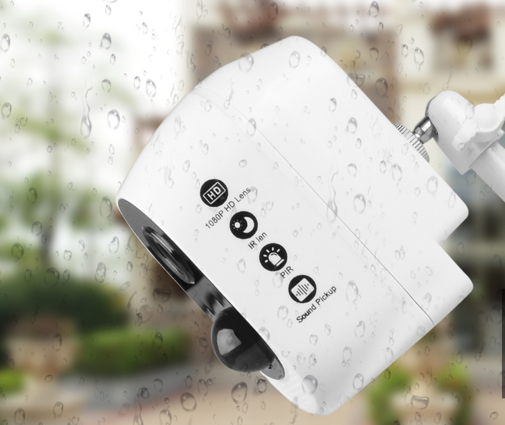 IP66 Indoor&Outdoor Wireless Monitor IP Camera wifi 1080P HD smart Home ...