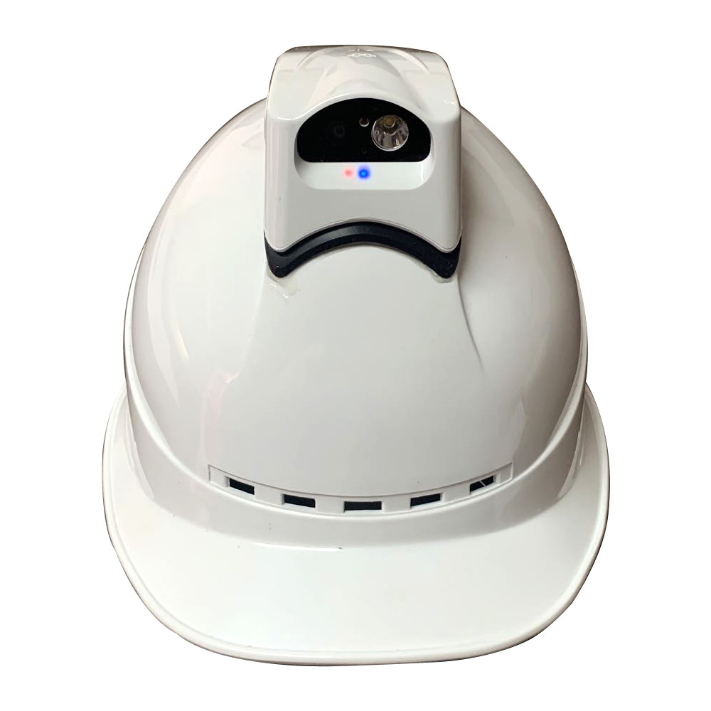 Construction Safety Helmets mounted Video Camera 4G GSM Android GPS ...
