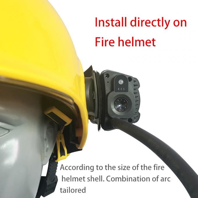 Fireman Live Video Safety Helmet Camera Hard Hat Camera Mount Gas Detection