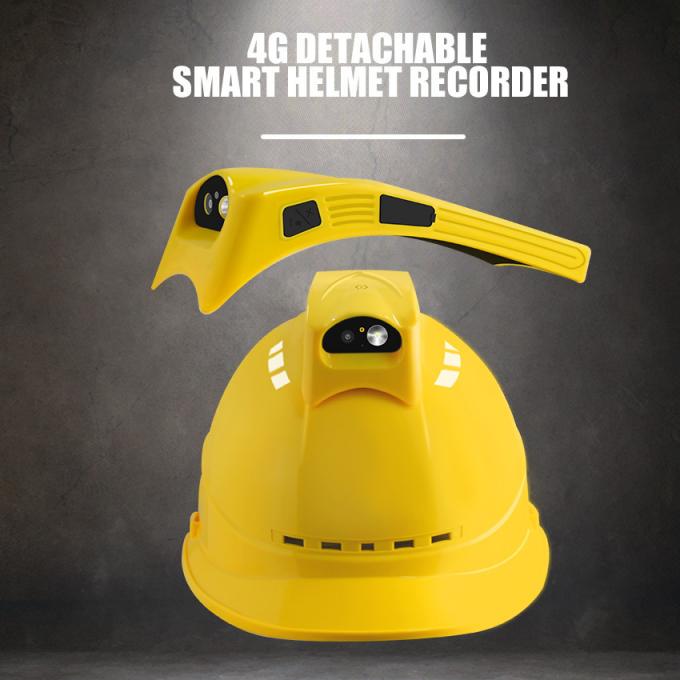 4G Live video safety helmet hard hat GPS WIFI Video playback intercom ...
